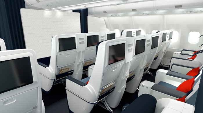 Air France Is Now Flying Its New A330 Business Class Cabin Premium