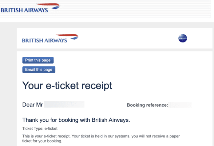 Be Careful When Using Select British Airways Vouchers (Itineraries Not ...