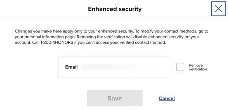 How to edit or disable Hilton's two-factor authentication