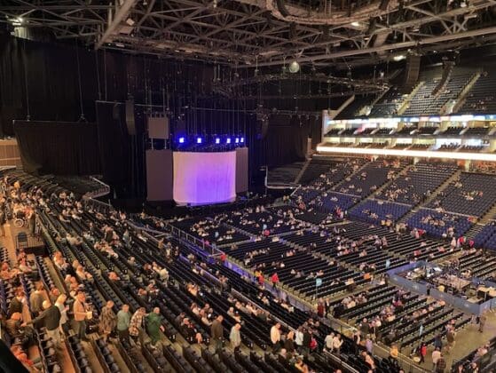 A look inside the Marriott Bonvoy suite at London's O2 arena